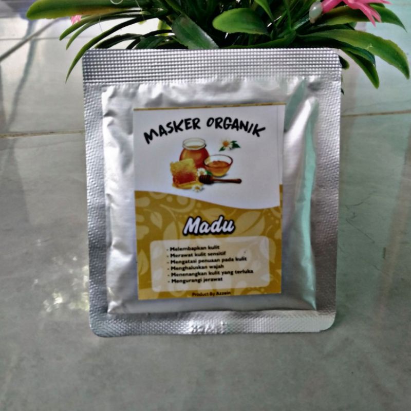 Jual Masker Wajah Organik Madu/Masker Organik Madu/Masker Bubuk Organik Madu | Shopee Indonesia