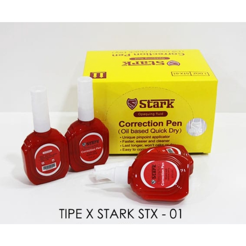 Jual CORRECTION FLUID STARK / CORRECTION PEN / TIPE X | Shopee Indonesia