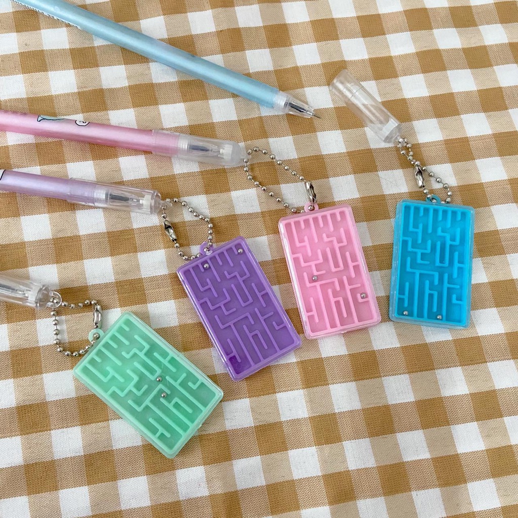 Jual Pen Gantungan Mainan Labirin / Pulpen Gel Arcade Maze Kids Toy ...