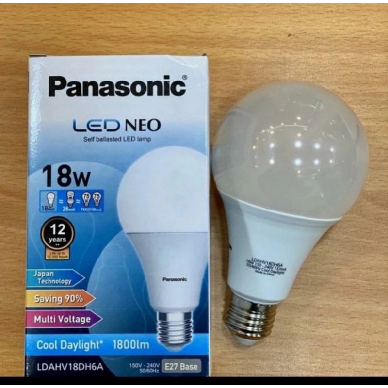 Jual lampu led bulb panasonic 15w 18w 20w 23w bohlam rumah downlight 15 ...
