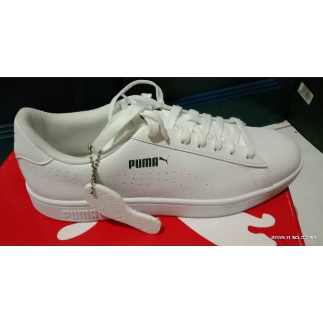 Jual Puma White Sneaker Original 100% | Shopee Indonesia