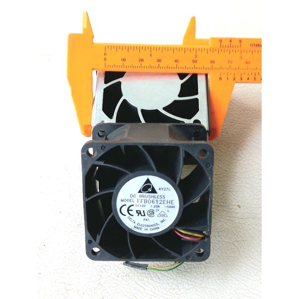 Jual Fan dc Brushless Delta FFB0612EHE 12v 1,2A 6x6x3,8cm | Shopee ...