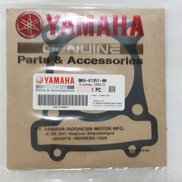 Jual Gasket Paking Blok Cylinder Yamaha R15 V3 XSR 155 Original YGP | Shopee Indonesia