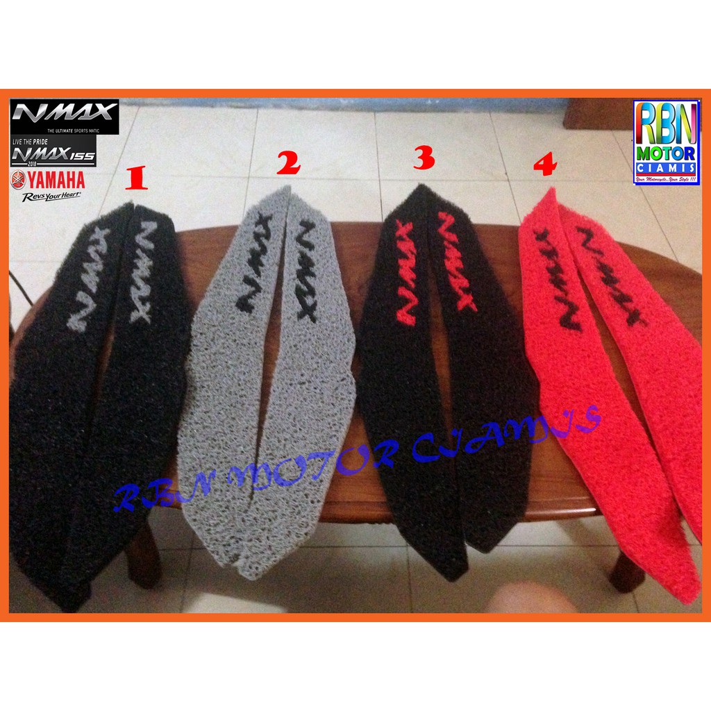 Jual Karpet Motor NMAX 155 (Costum Tulisan) / Aksesoris Motor NMAX 155 ...