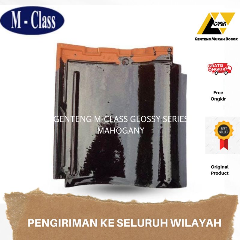 Jual Genteng M-Class Kenteng Keramik Atap Rumah Keren Bagus Glossy ...
