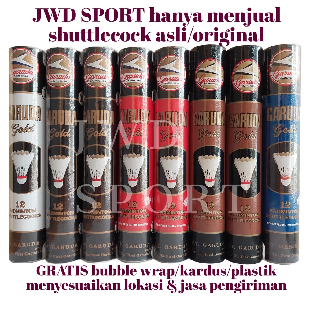 Jual Shuttlecock Garuda Original | Kok Badminton | Bulutangkis | Shopee ...
