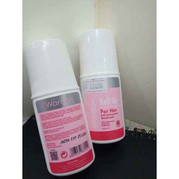 Jual Wardah Roll on For Her 60ml- Deodorant Halal Non Alkohol yang ...