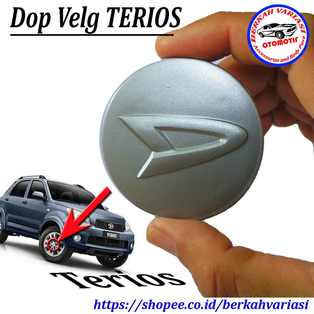 Jual Dop Roda Tutup Lubang As Velg Racing Mobil Daihatsu Terios ...
