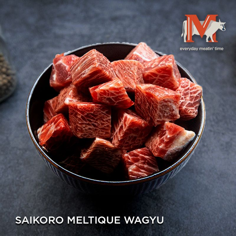 Jual DAGING SAPI MELTIQUE WAGYU SAIKORO BEEF 1KG | Shopee Indonesia