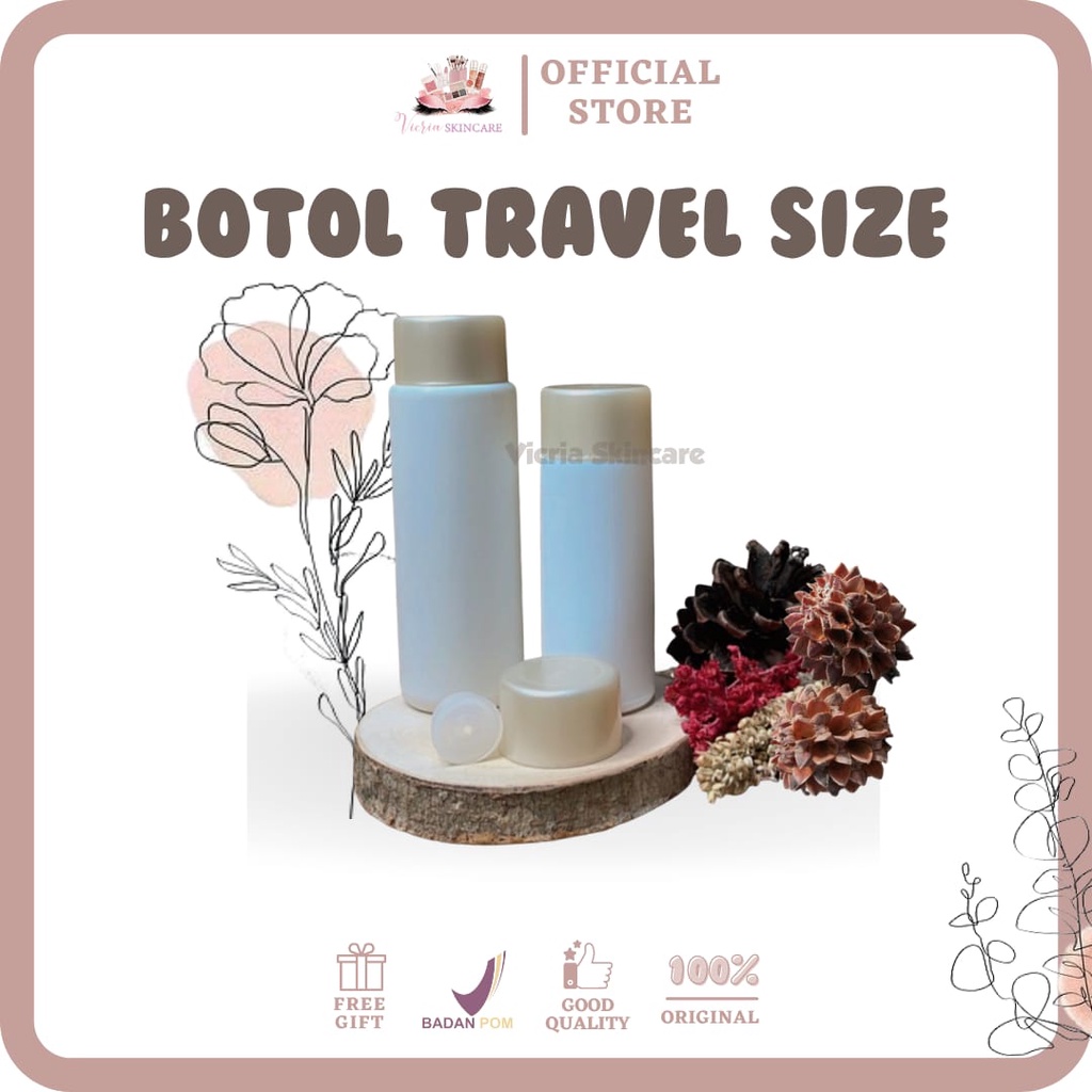 Jual Botol kemasan/ botol plastik/ botol travel size/ 100 ml/ 60 ml ...