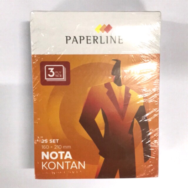 Jual Nota Kontan isi 10 PAPERLINE NCR besar 3x25 ukuran 160 x 155 mm ...