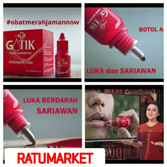 Jual GOTIK 5ml (Good Antiseptic) obat luka dan sariawan | Shopee Indonesia