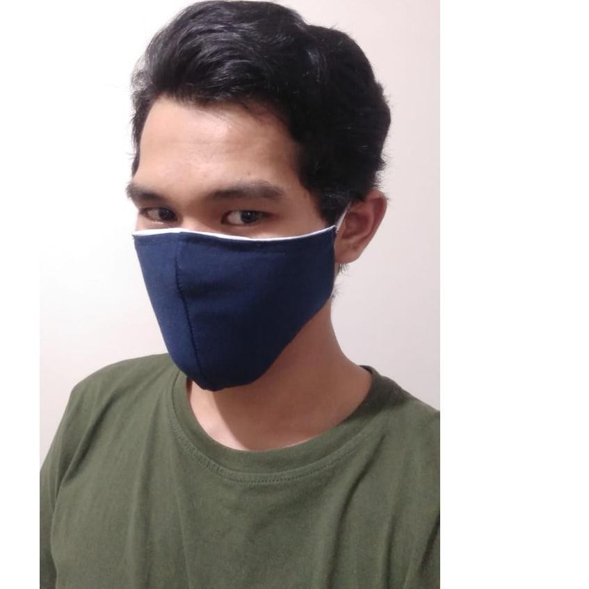 Jual Pilihan MASKER KAIN 3 PLY LAPIS 2 LAPIS KAIN + 1 SLOT (TISSUE ...