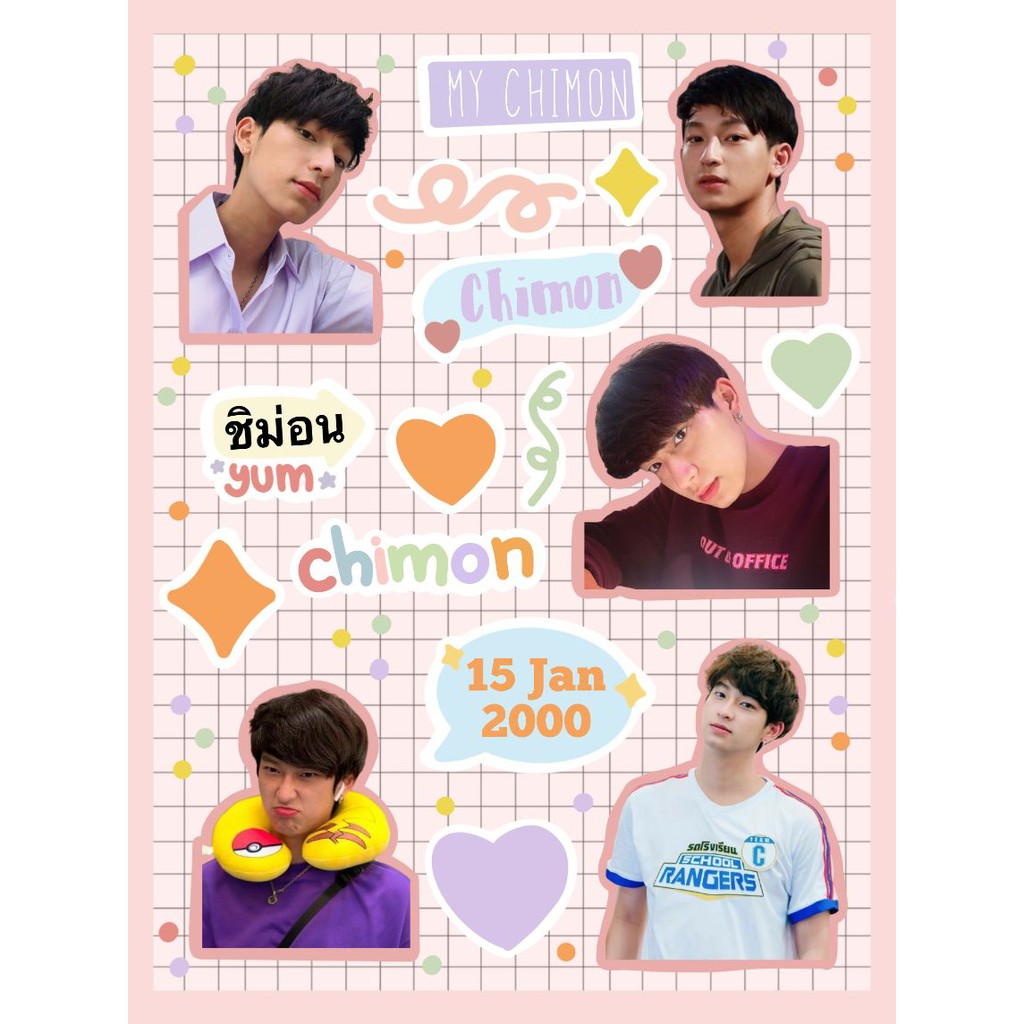 Jual Sticker Thailand GMM Boys 2021 "Sparks" | Nanon Chimon Pawat ...