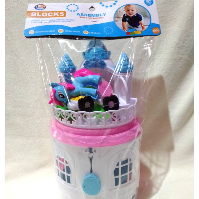 Jual BLOCK LEGO ISTANA ASEMBLY BUILDING BLOCKS BLOCK RUMAH ISTANA ...