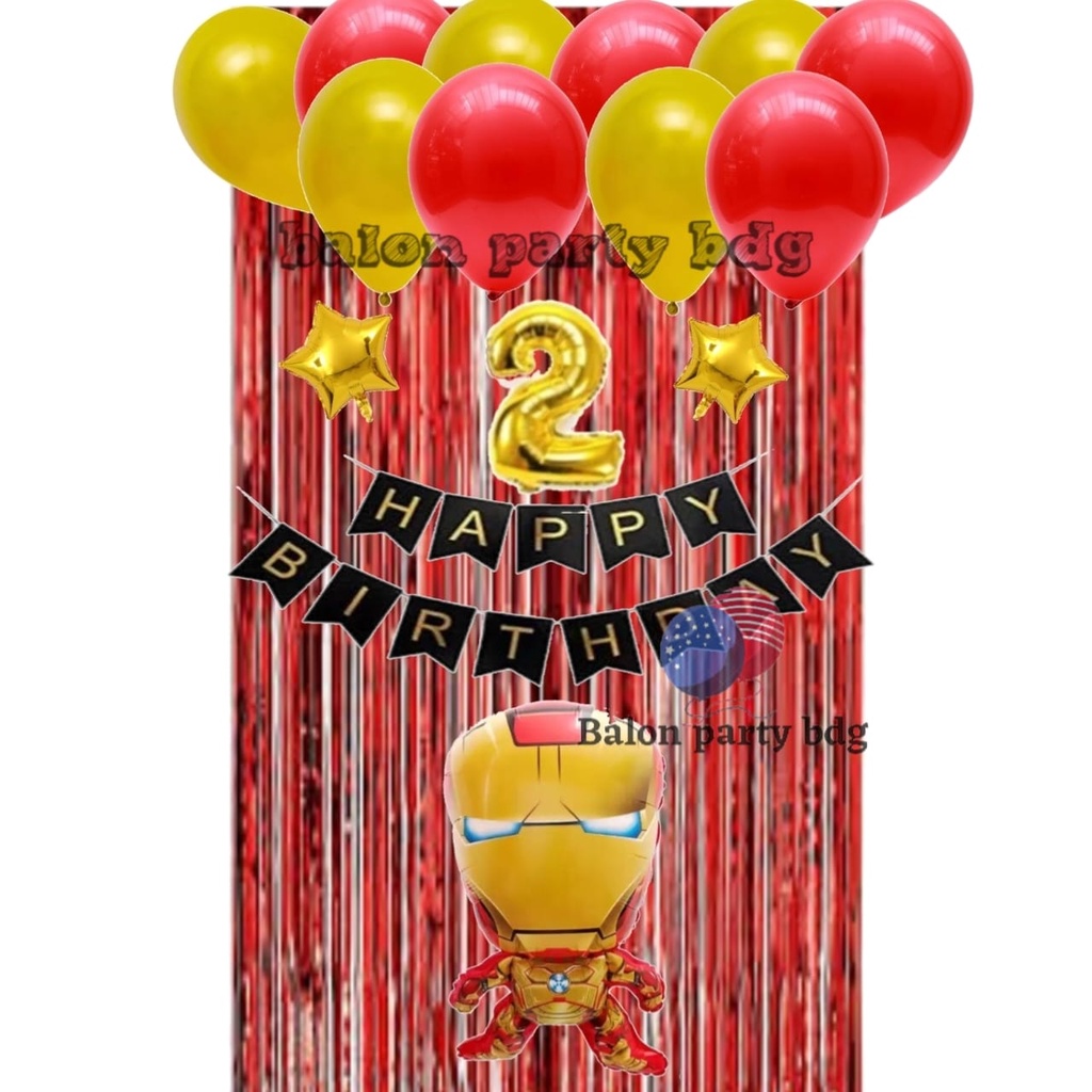 Jual BALON PARTY Paket Dekorasi Super Hero (Kode 1) / Avangers ...