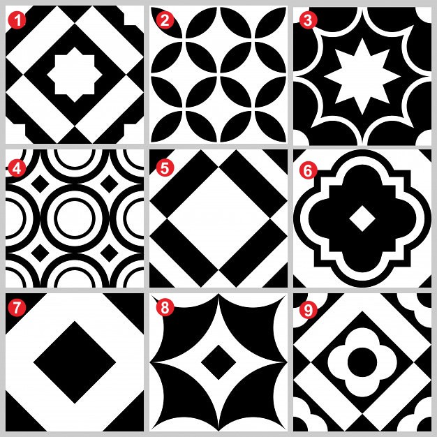 Jual Stiker Tegel / Sticker Lantai / Keramik Motive 2 - Bisa Untuk ...