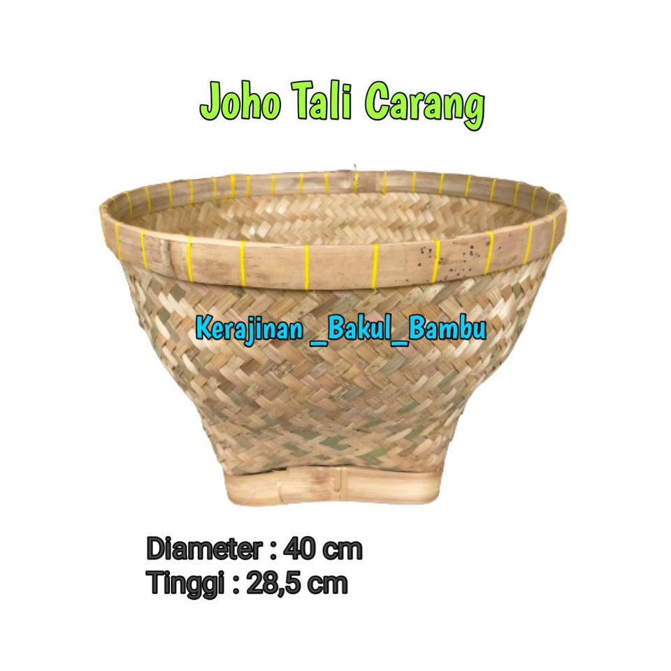 Jual Bakul Bambu JOHO TALI CARANG BOBOKO kerajinan tangan bambu tempat ...