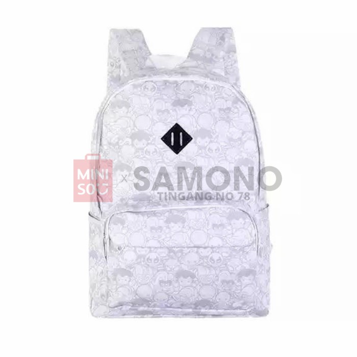 Jual Miniso Backpack Marvel White series | Shopee Indonesia