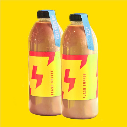 Jual Flash Coffee - Latte (1L) & Nutella Latte (1L) | Shopee Indonesia