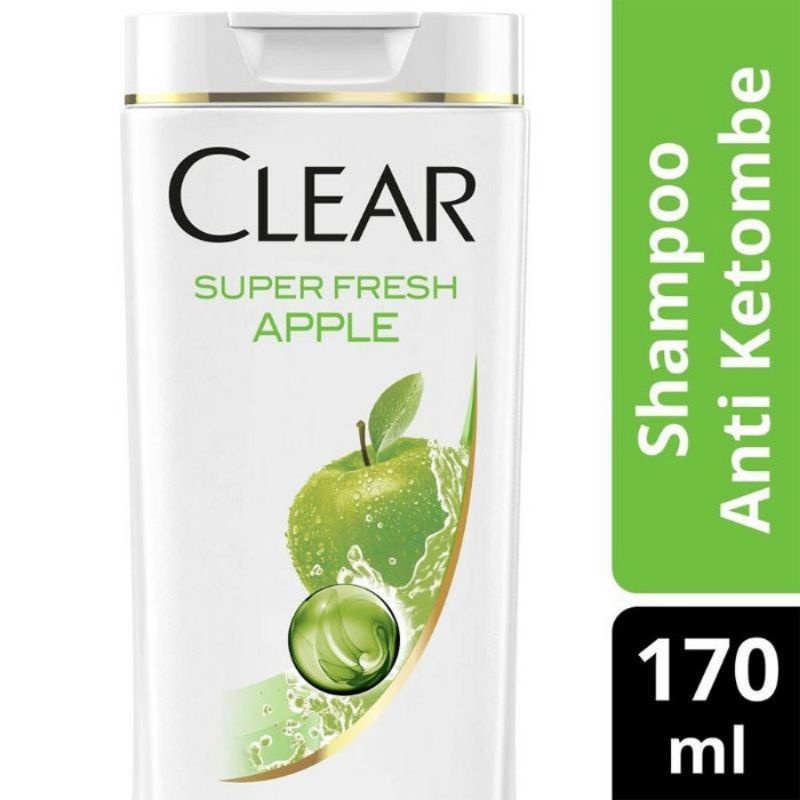 Jual CLEAR SHAMPOO SUPER FRESH APPLE 160ML (ANTI DANDRUFF) | Shopee ...