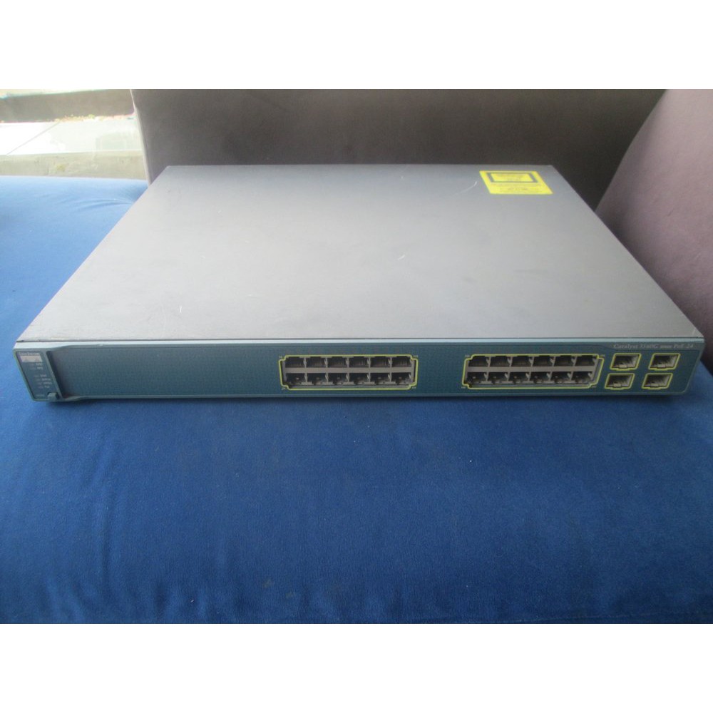 Jual Cisco Gigabit 3560G 24 Port Layer 3 POE n 4 Port SFP | Shopee ...