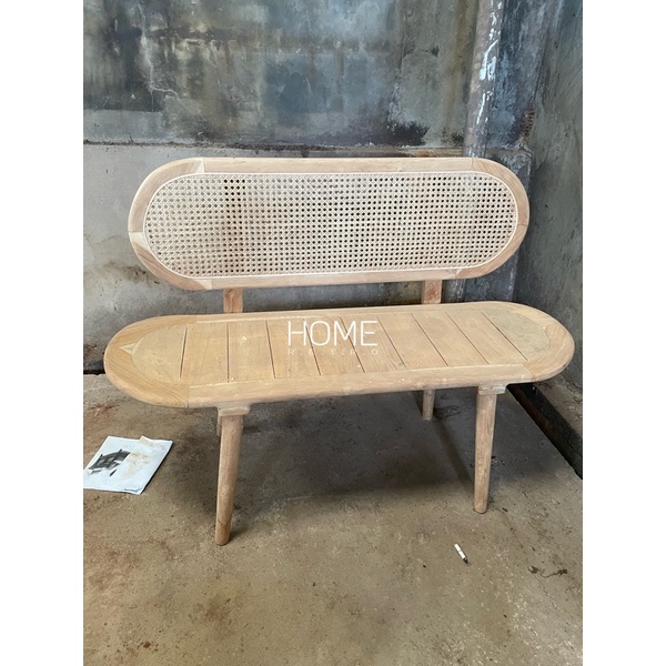 Jual kursi bangku jati rotan | Shopee Indonesia