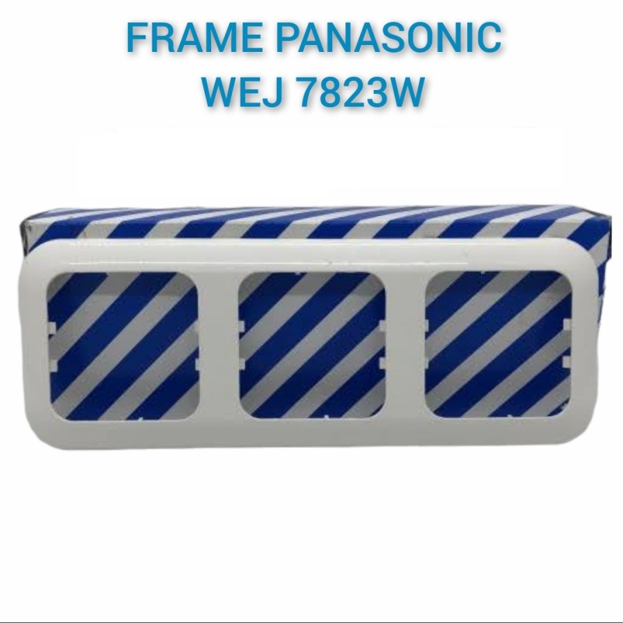 Jual FRAME SAKLAR STOP KONTAK TRIPLE 3GANG PANASONIC WEJ 7823W | Shopee ...
