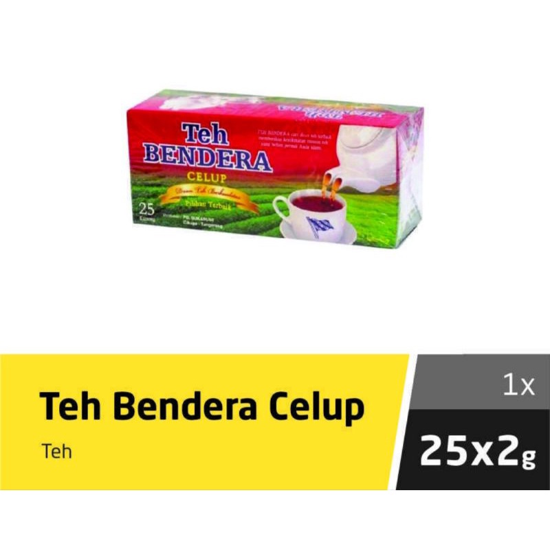 Jual Teh bendera celup kotak | Shopee Indonesia