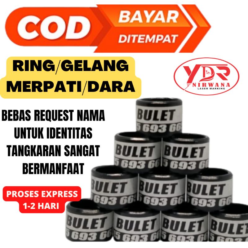 Jual RING MERPATI LASER ASLI MURAH FREE CUSTOM | Shopee Indonesia