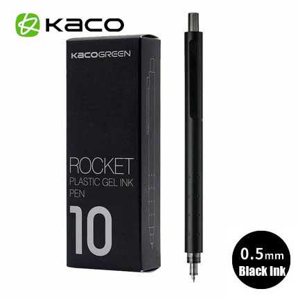 Jual KACO ROCKET Gel Pen Pena Pulpen Bolpoin 0.5mm 10PCS (Black / Blue ...
