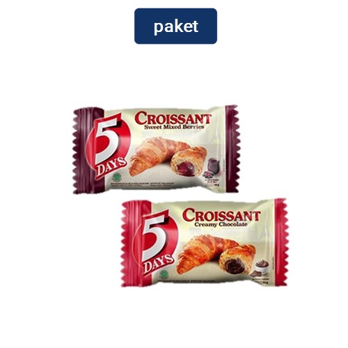 Jual 5 Days Croissant Sweet Mixed Berries 60 gr + 5 Days Croissant ...