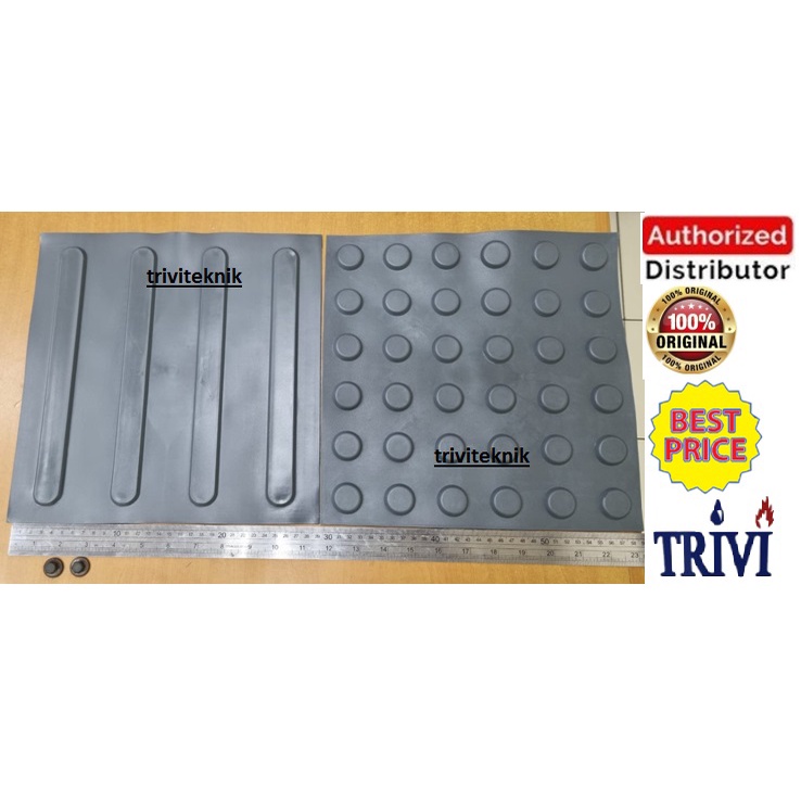 Jual blind road tactile guiding paving safety rubber sidewalk,jalan ...