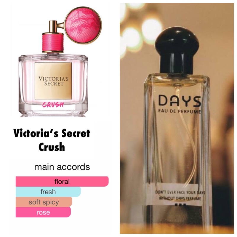 Jual DAYS PARFUME inspired by VS Crush | Shopee Indonesia