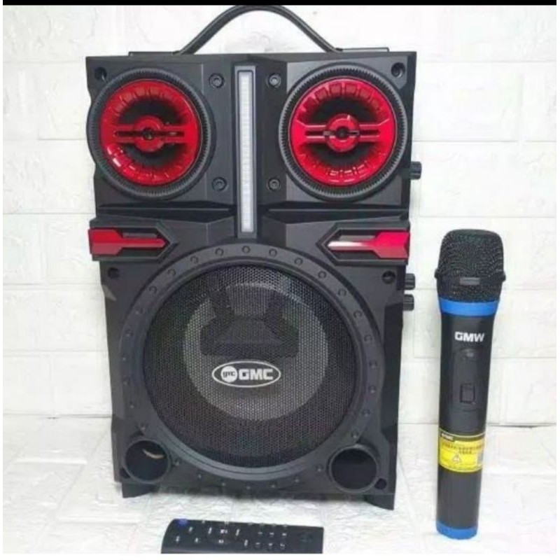 Jual Speaker GMC 897Q + MIC WIRELESS / EXTRA POWER SOUND Meeting ...