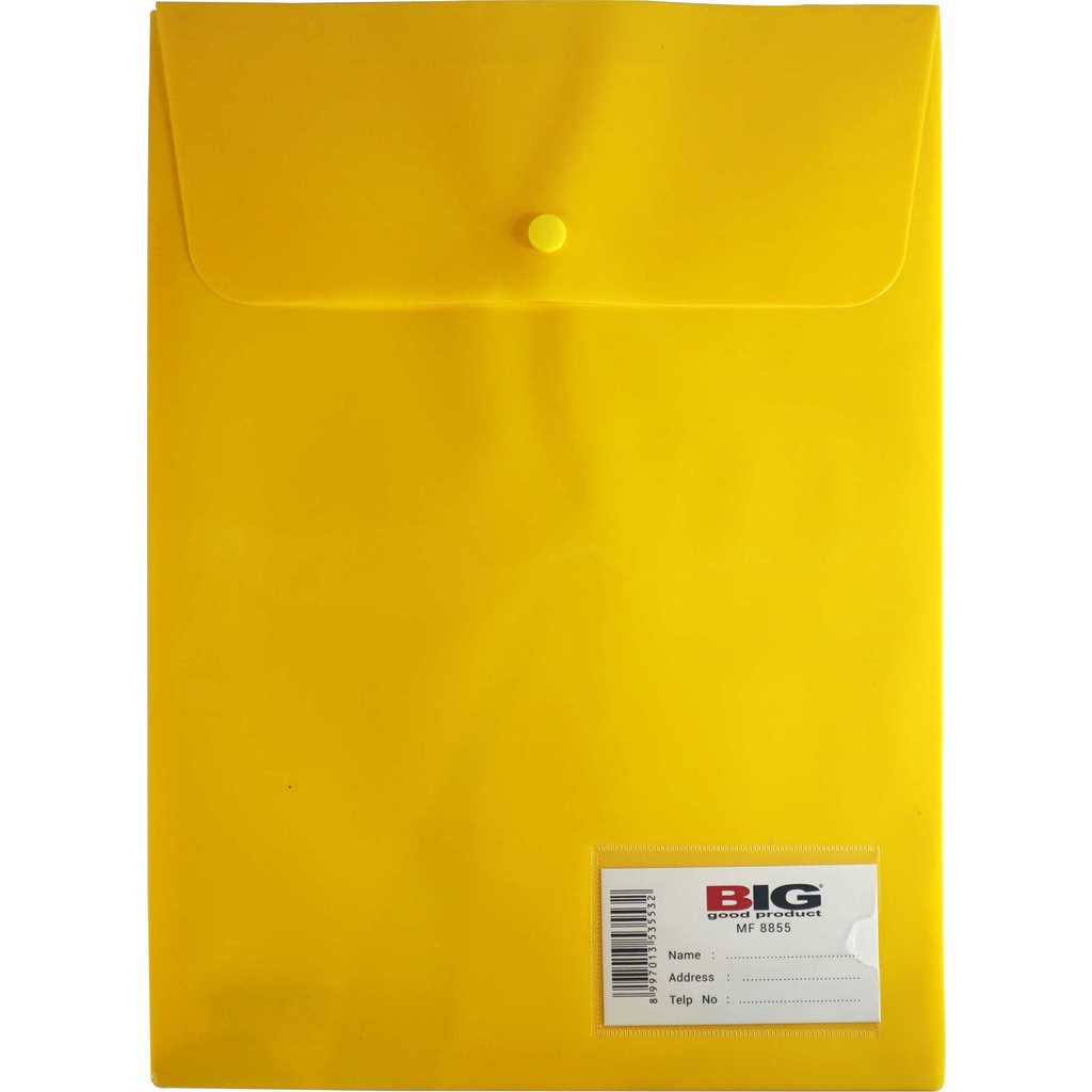 Jual 1 Pcs BIG Map Kancing 1 Pastel/ Map Dokumen Kancing 1 Pastel F4 ...