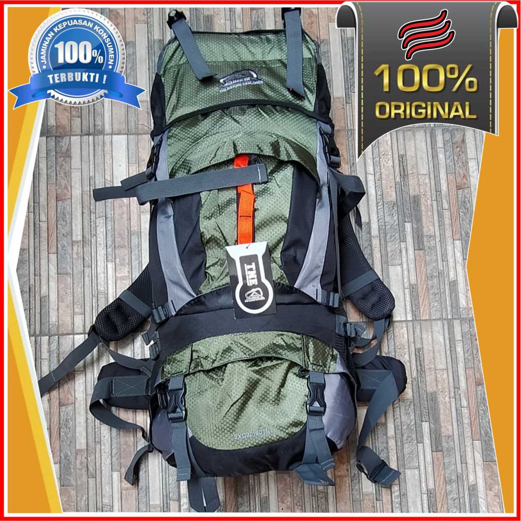Jual Tas Punggung Gunung Carrier 60 Liter SHIOUX, Tas Pendaki 60 Liter ...