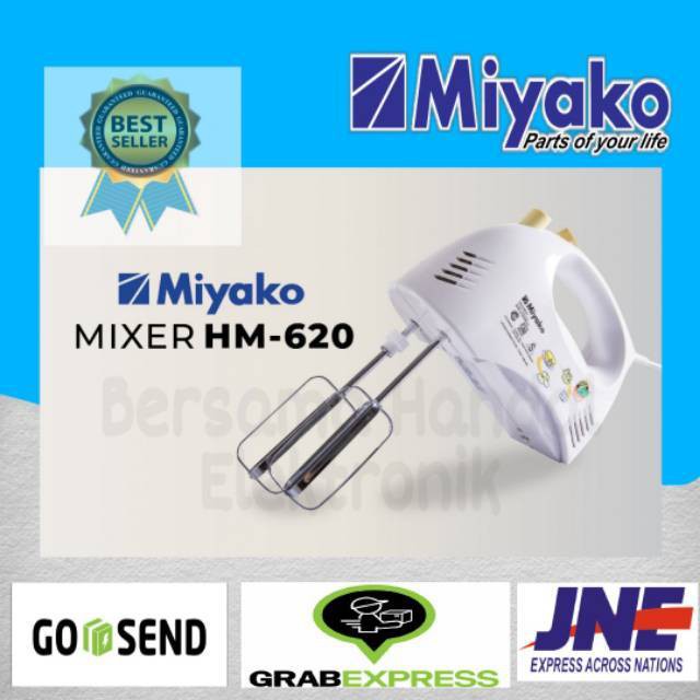 Jual Hand Mixer Pengaduk Kue Miyako HM620 New | Shopee Indonesia
