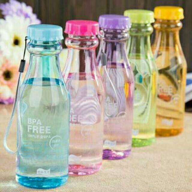 Jual Botol Transparan Minum Unik BPA Free Anti tumpah Infuser water | Shopee Indonesia