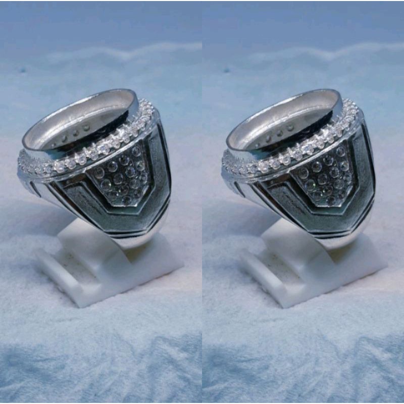Jual CINCIN EMBAN RING PERAK 925 HANDMADE MODEL TANEM | Shopee Indonesia