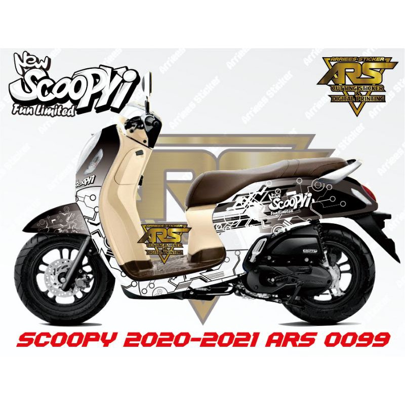 Jual STICKER HONDA SCOOPY 2021 FULL BODY CUSTOM DECAL STIKER SCOOPY PRESTIGE 2020 2021 2022 2023 ...