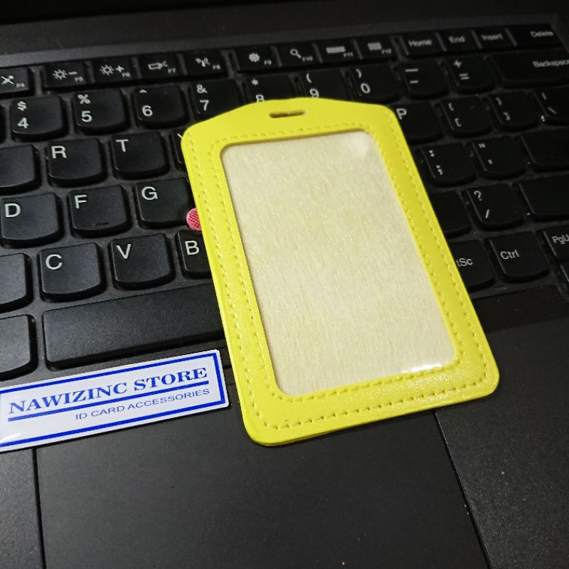 Jual TEMPAT ID CARD KULIT SINTETIS - FRAME ID CARD KALEP | Shopee Indonesia