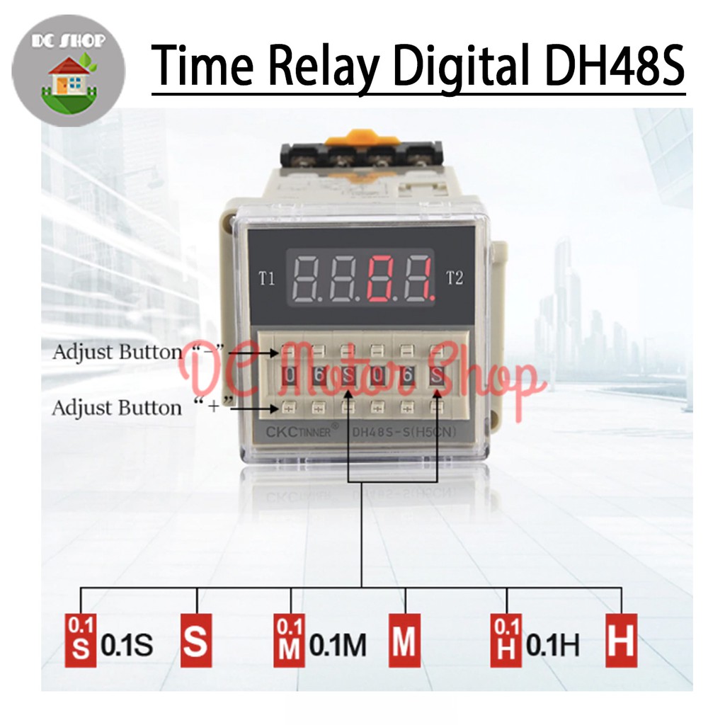 Jual Timer DH48S-S Relay Twin Counter Digital Precision Delay Time PD37 | Shopee Indonesia