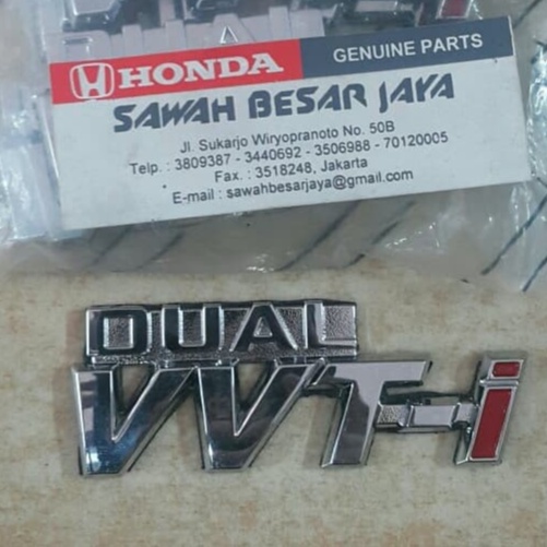 Jual Emblem Logo Dual VVTI VVT-i Avanza Rush Xenia Sigra Calya Ori ...
