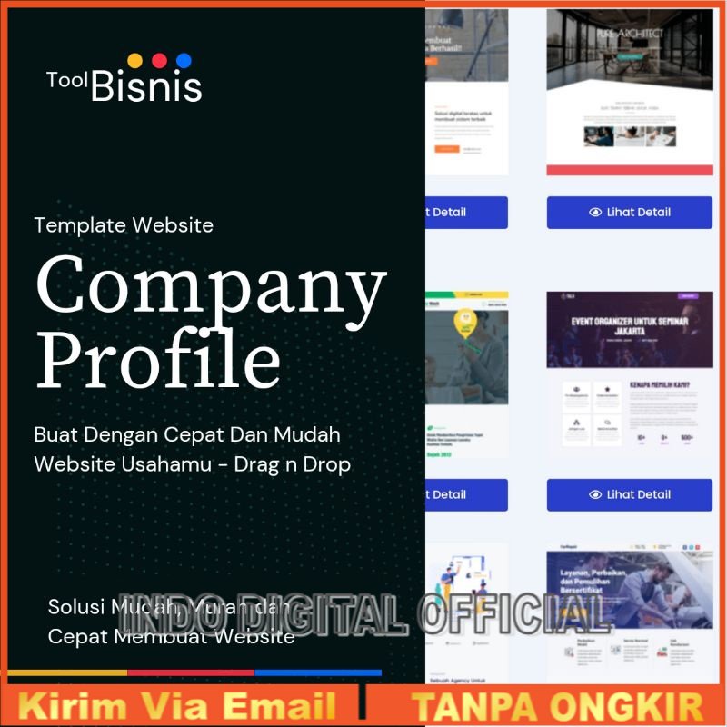 Jual TEMPLATE JSON WEBSITE COMPANY PROFILE - UNLIMITED WEBSITE FULL ...