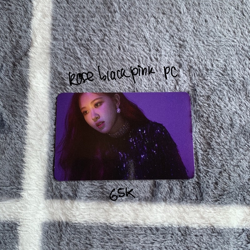Jual Blackpink - Rose Photocard official dari album square | Shopee ...