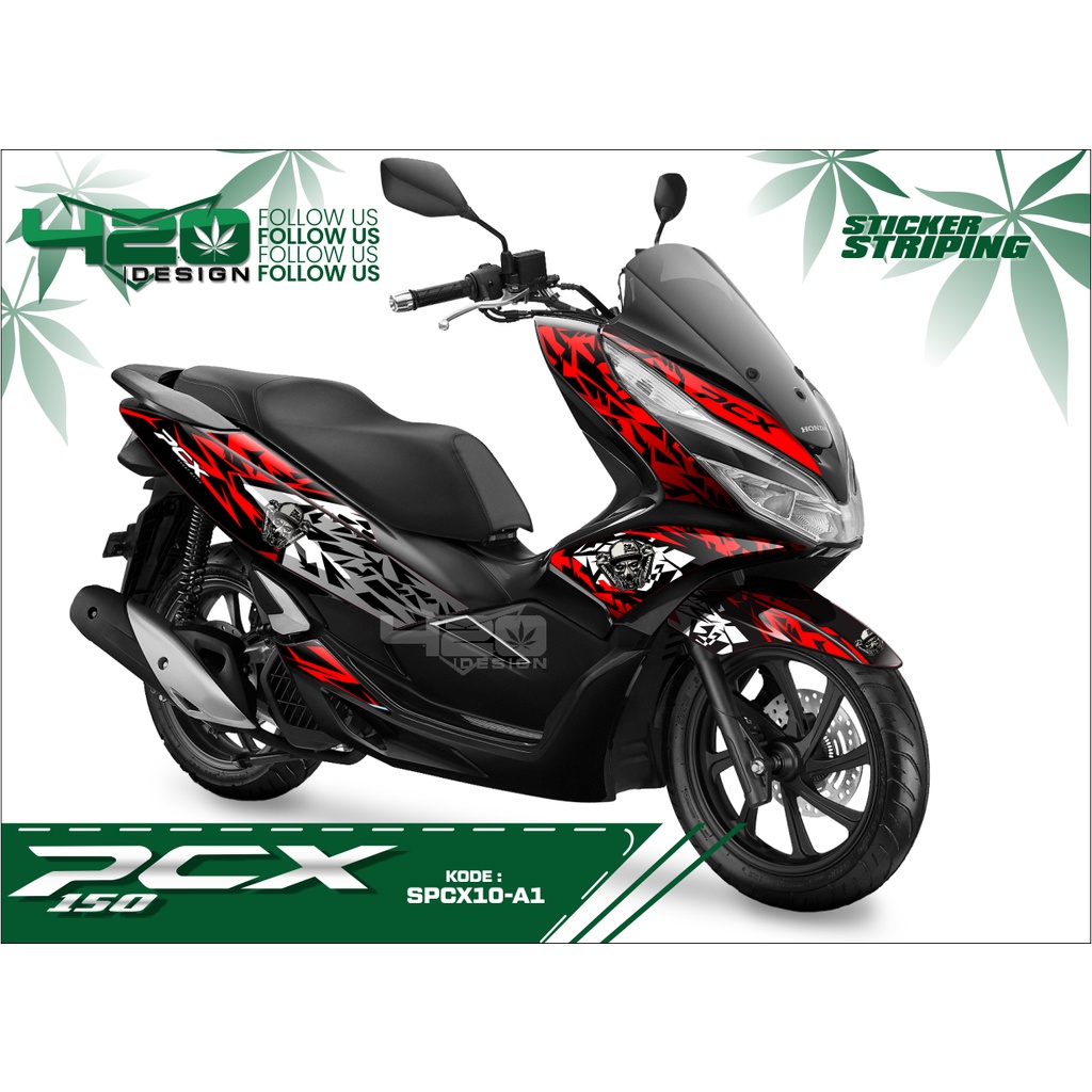 Jual Sticker PCX 150 Berbagai Warna Bisa Custom/Variasi Sticker Honda ...