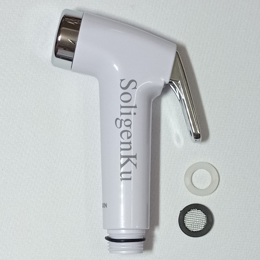Jual Kepala Jet Shower Kloset Toilet Closet Cebok WC Semprotan Duduk Kamar Mandi SOLIGEN Putih ...