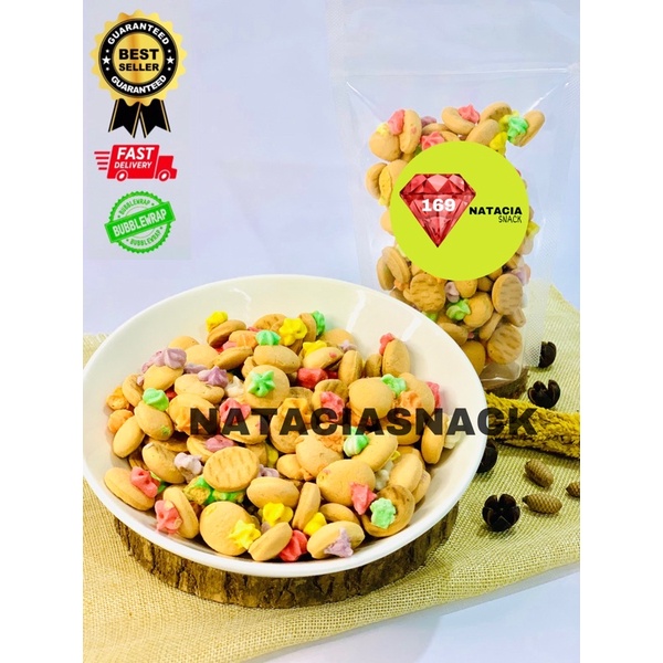 Jual [1045]--[500 GR] GEM BUNGA / SNACK JADUL BUNGA GULA ROTI / SNACK ...