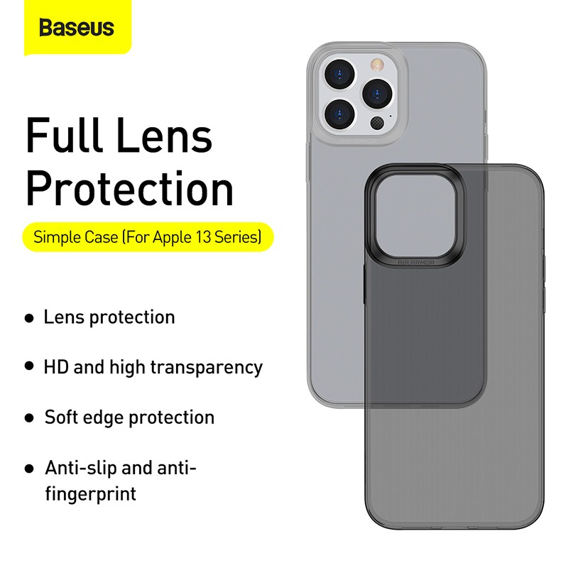 Jual Baseus Simple Case For iP 13 pro max 2021 Black | Shopee Indonesia